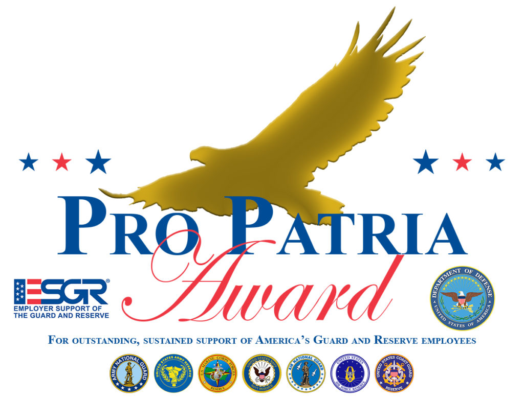 Pro Patria Award Badge - Delta Risk